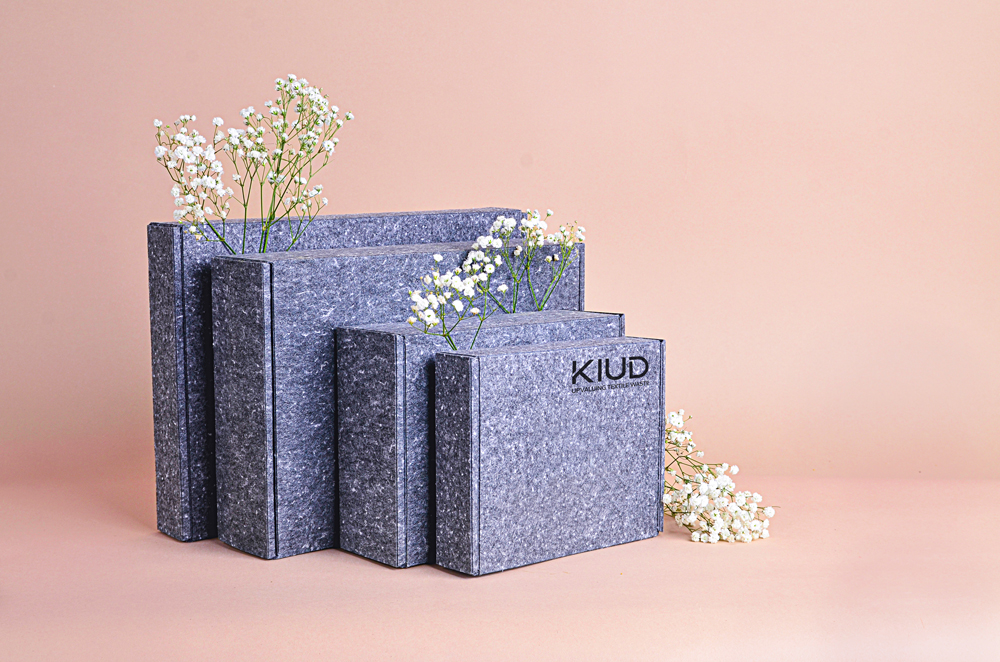Articles - KIUD | Novel packaging material from textile waste