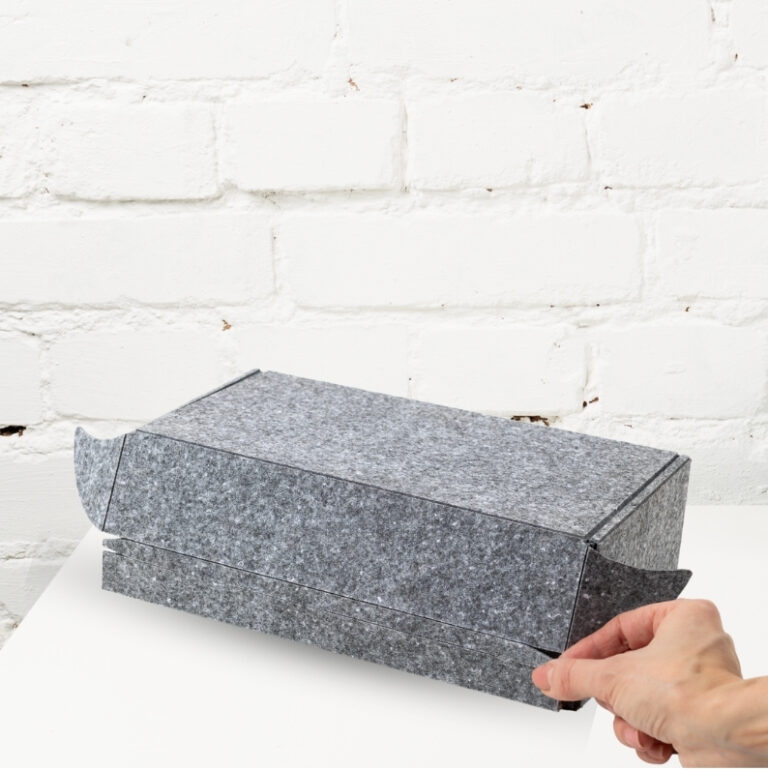 Product range - KIUD | Novel packaging material from textile waste